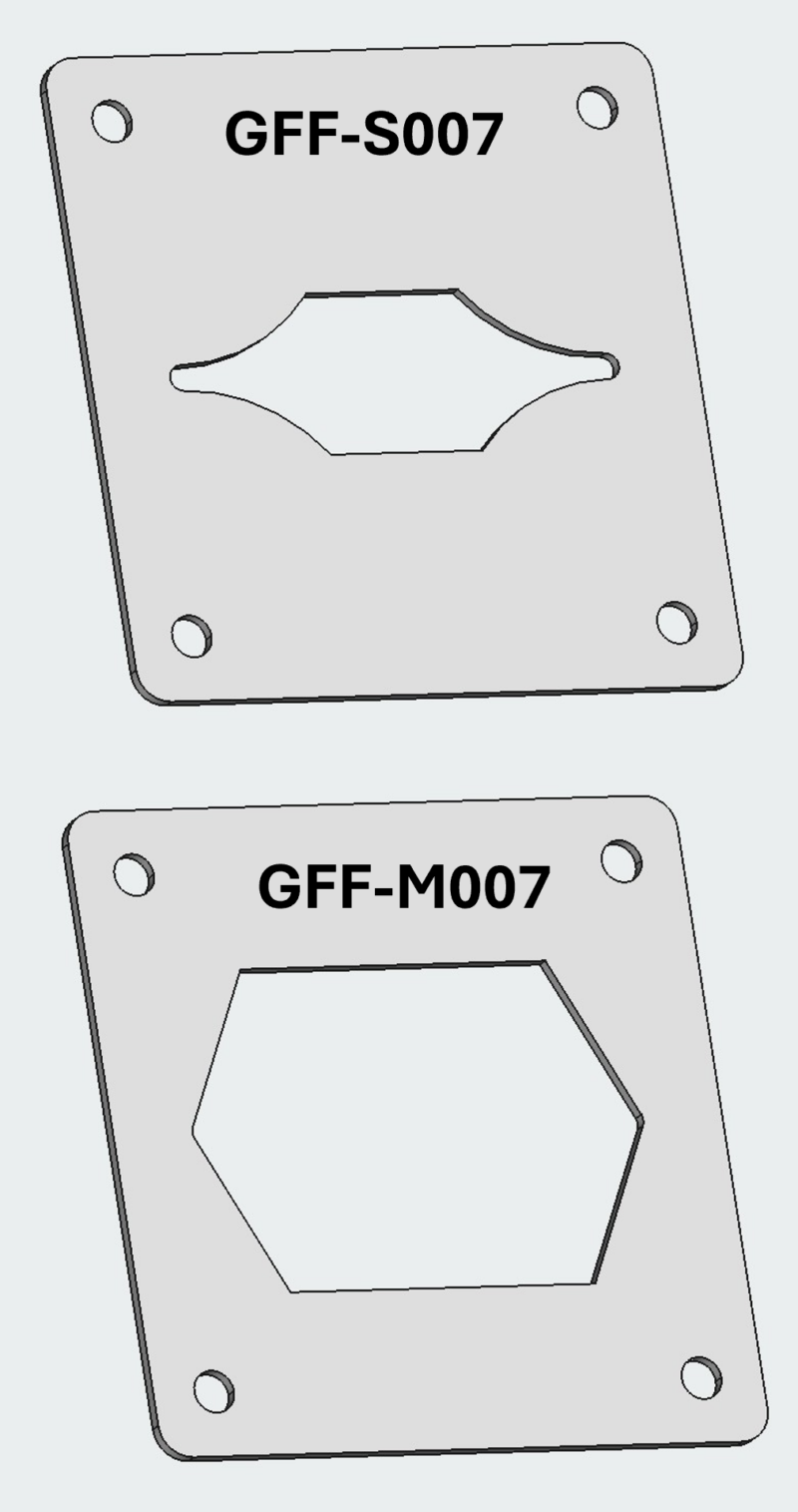 Gaskets for 3/4-compartment cell - flow-field current collectors - Redox Flow